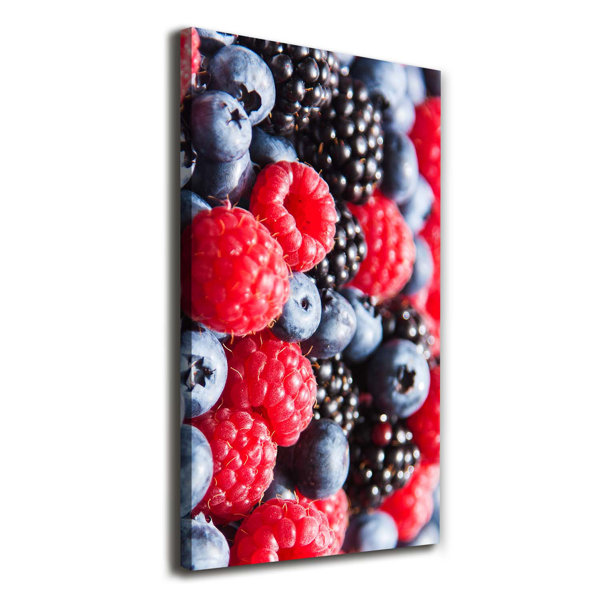 Ebern Designs Waldfrüchte - Kunstdrucke auf Leinwand - Wrapped Canvas | Wayfair.de